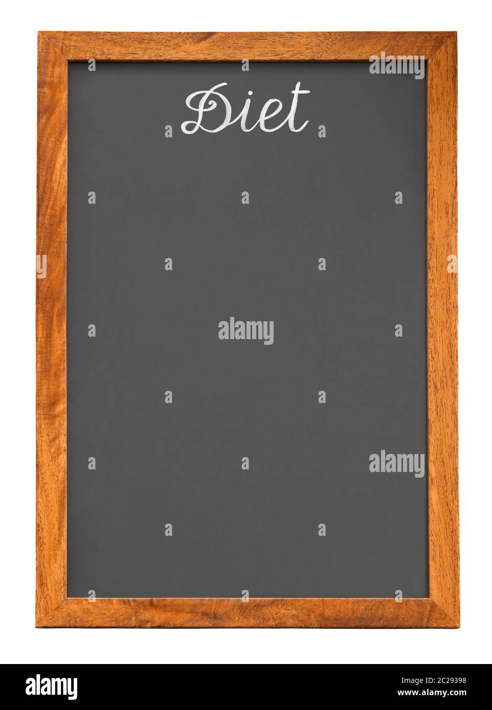 Tableau Menu pour alimentation nourriture liste isolé sur fond blanc ...