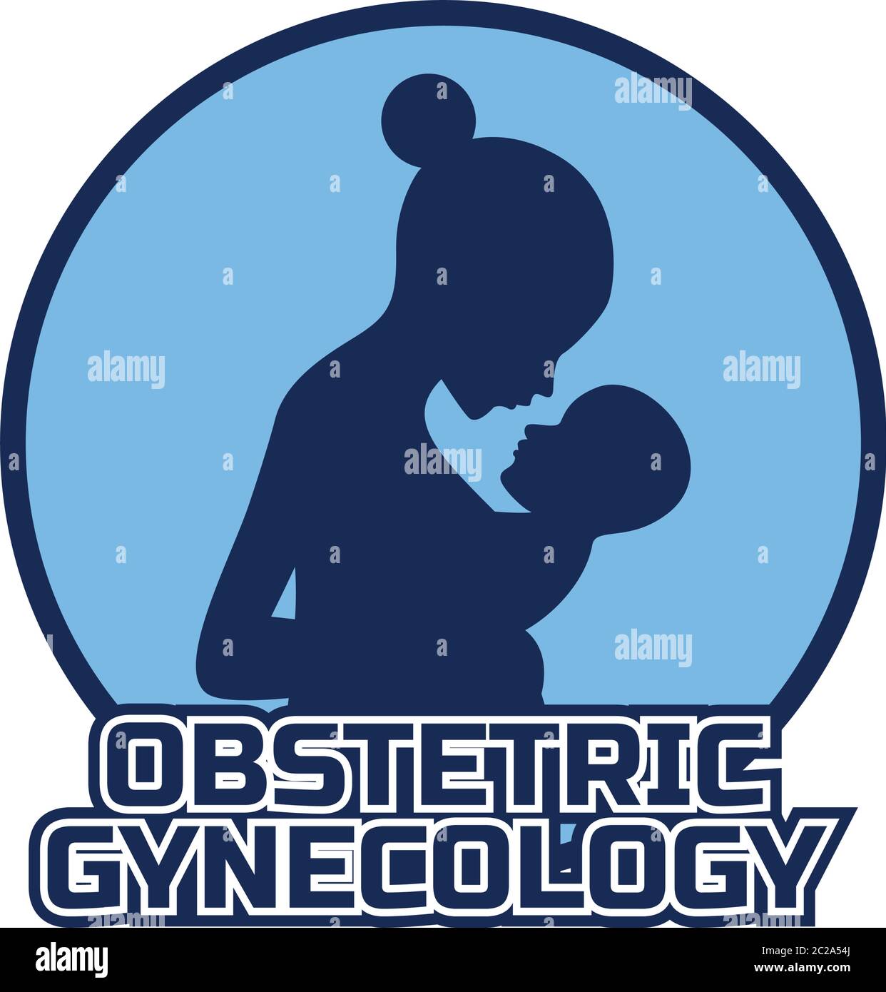 logo obstétrique gynécologique pour médecin ou clinique, illustration ...