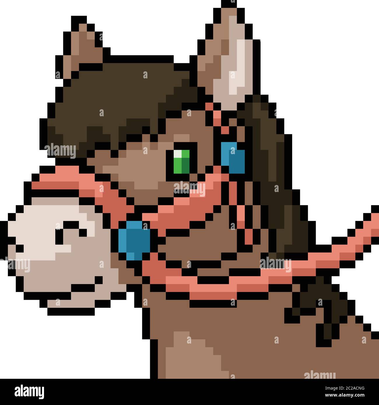 Pixel Art Cheval Banque d'image et photos - Alamy