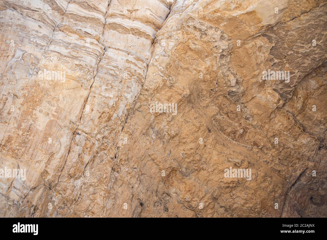 Israel Negev Desert Sede Boker. Vue superbe sur le Nakhal Tsin Rift. Belles montagnes avec sable ...