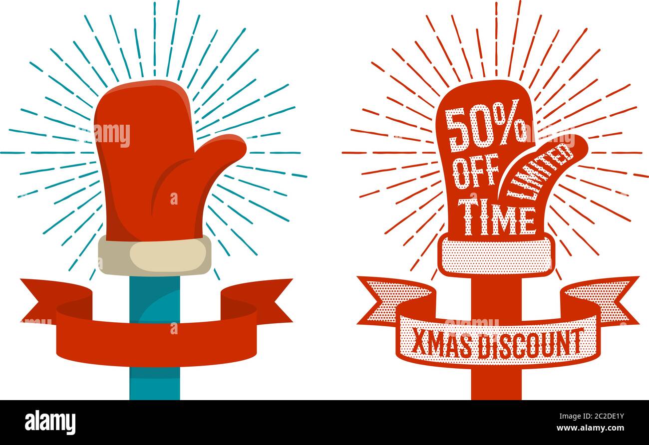 Symbole de la main rouge Banque d'images vectorielles - Alamy