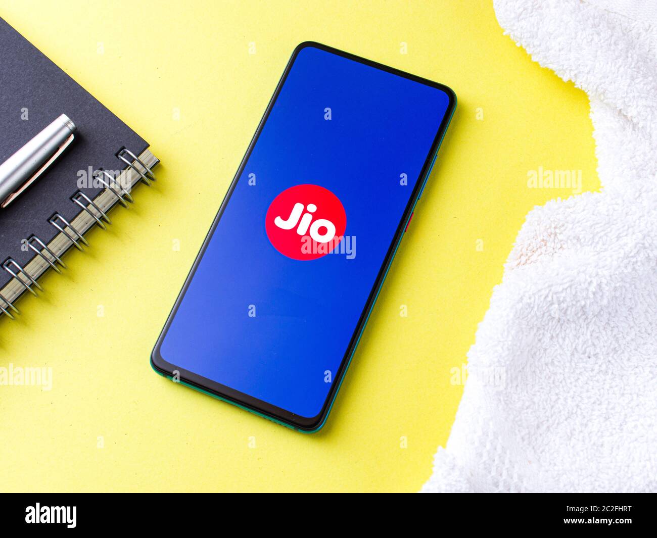 Assam, inde - 8 mai 2020 : mon application jio, pour les utilisateurs ...