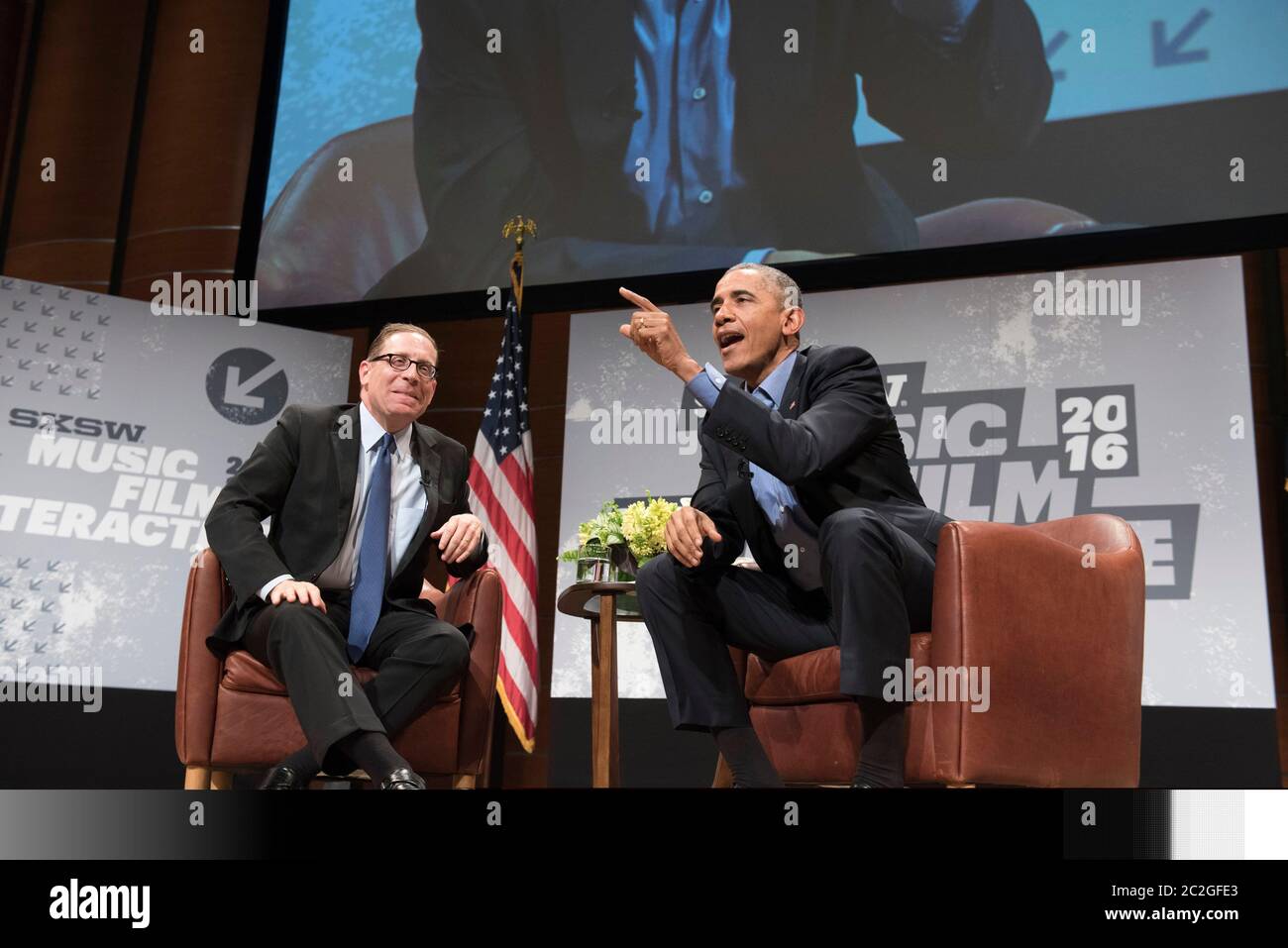 Austin, Texas États-Unis, 11 mars 2016 : États-Unis Le président Barack ...