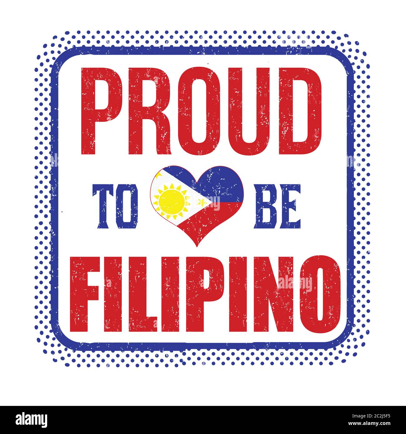 Filipino postage stamp philippines Banque d'images vectorielles - Alamy