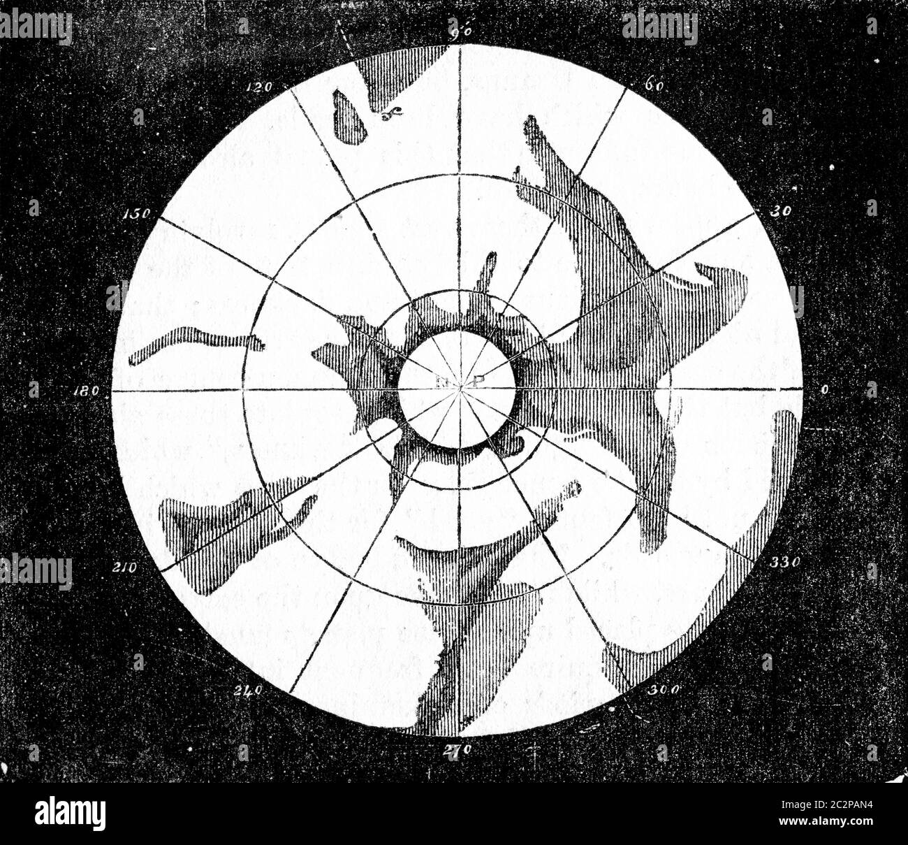 Continentes croquis Banque d'images noir et blanc - Alamy