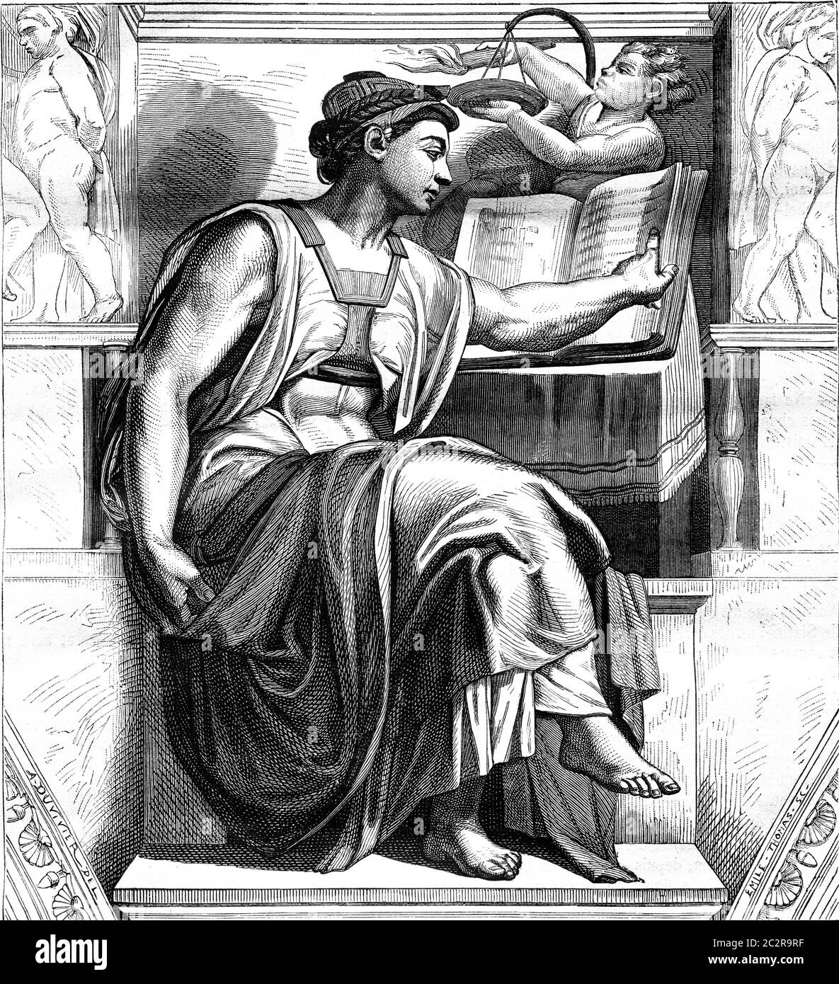 Drawing by michelangelo Banque d'images noir et blanc - Page 2 - Alamy