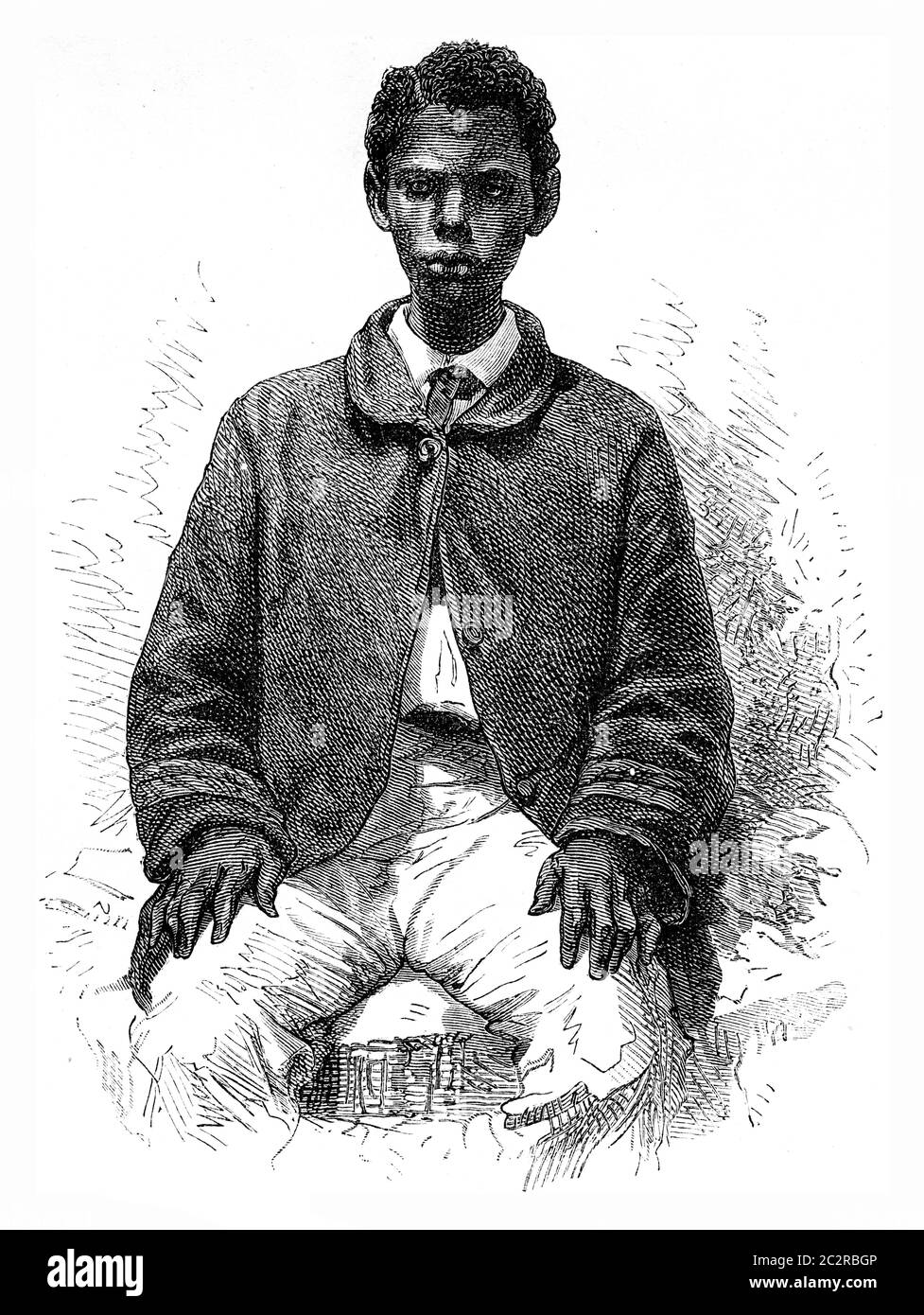 Senegal people portrait senegalese man Banque d'images noir et blanc ...