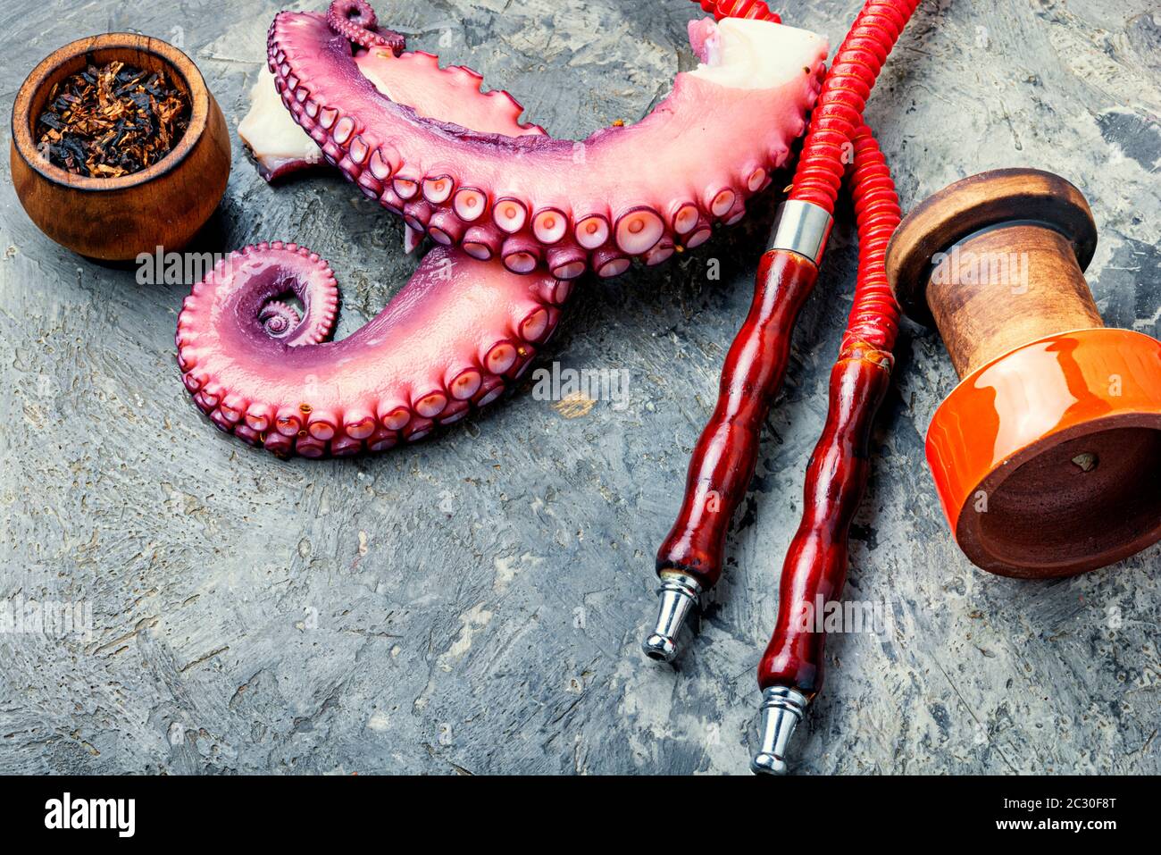 Détails du hookah et du tabac à fumer.le hokah fumeur pour la détente ...