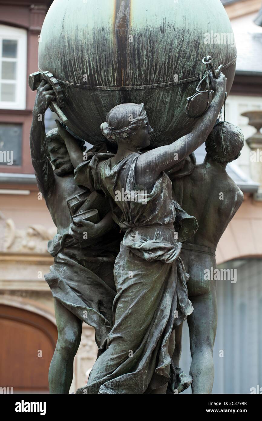 Bartholdi statue in colmar Banque de photographies et d’images à haute ...