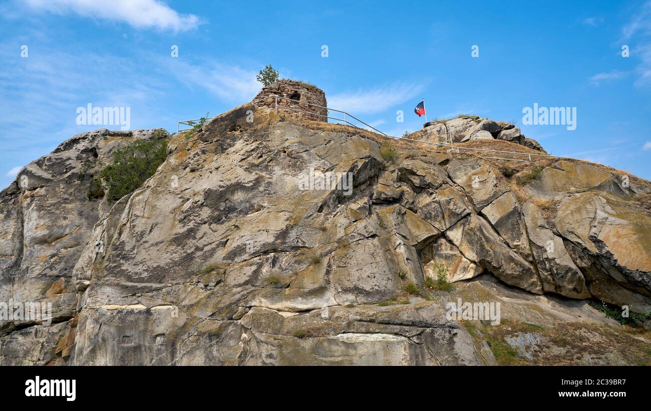 Ruined castle regenstein Banque de photographies et d’images à haute ...