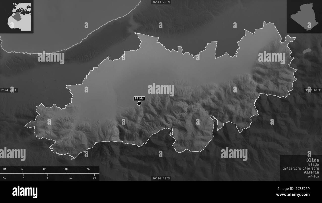 Carte blida algerie Banque de photographies et d’images à haute ...