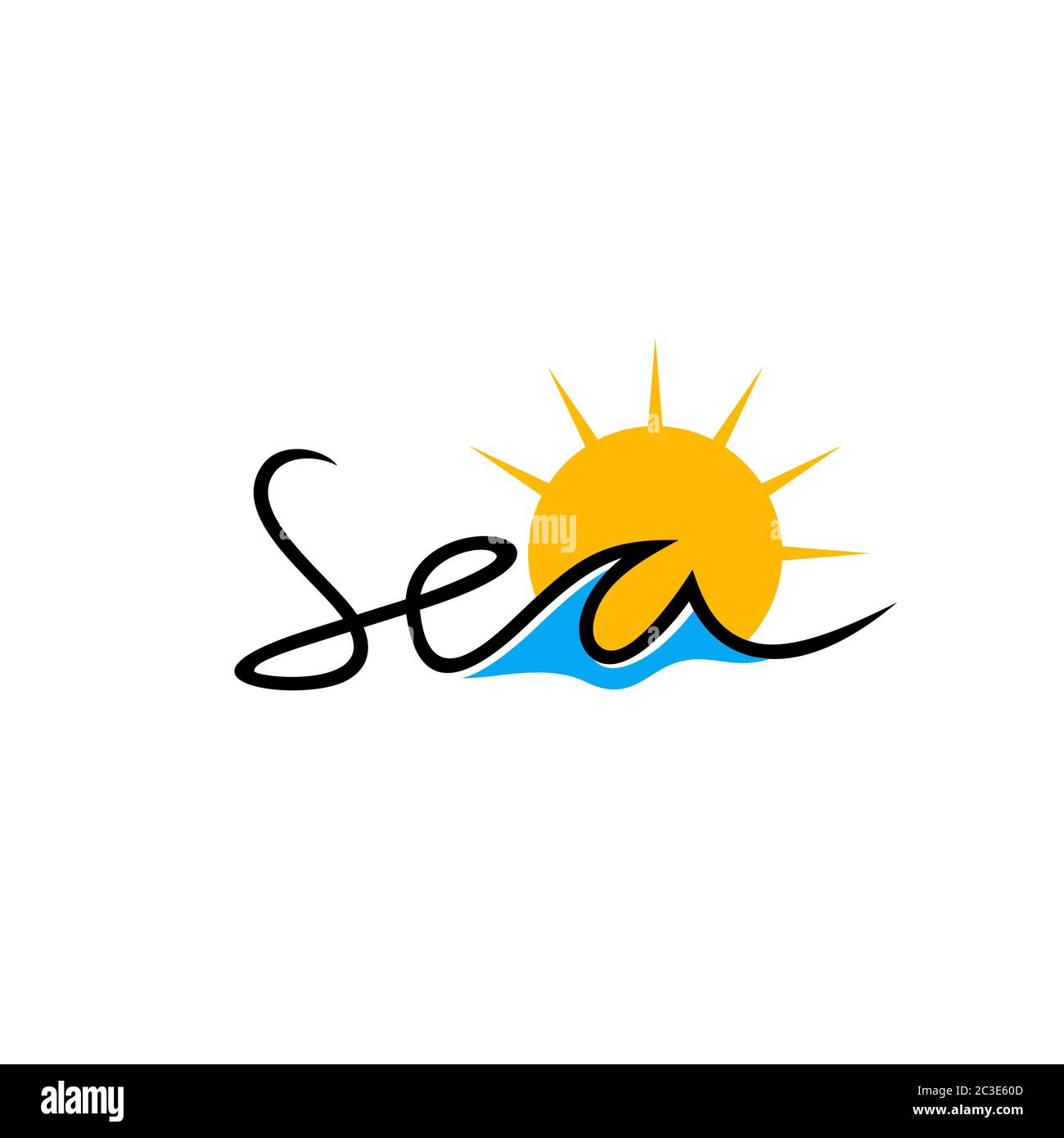 Dessin soleil sur fond noir Banque d'images vectorielles - Alamy