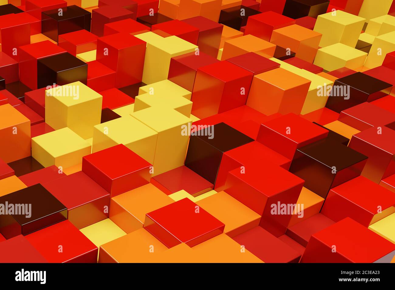 Rouge jaune et marron Banque de photographies et d’images à haute ...