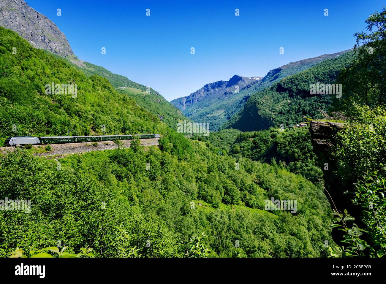 Flam flamsbana ligne de chemin de fer flam Banque de photographies et d ...