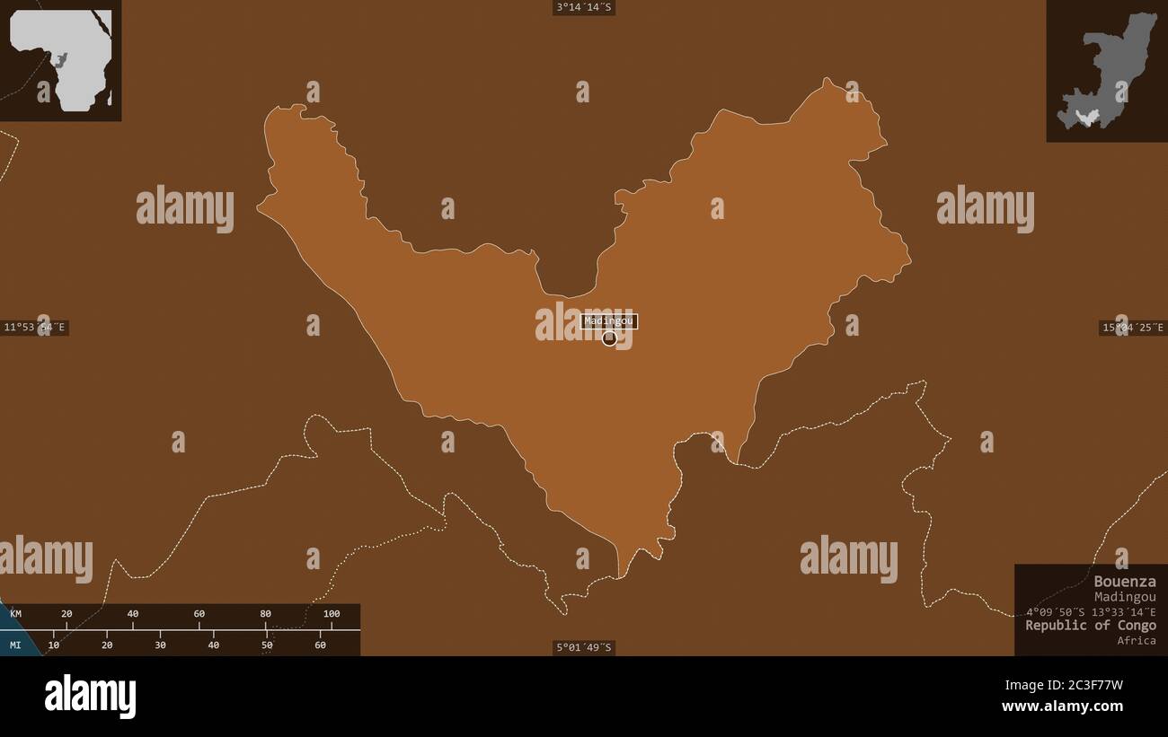 Congo brazzaville map bouenza Banque de photographies et d’images à ...