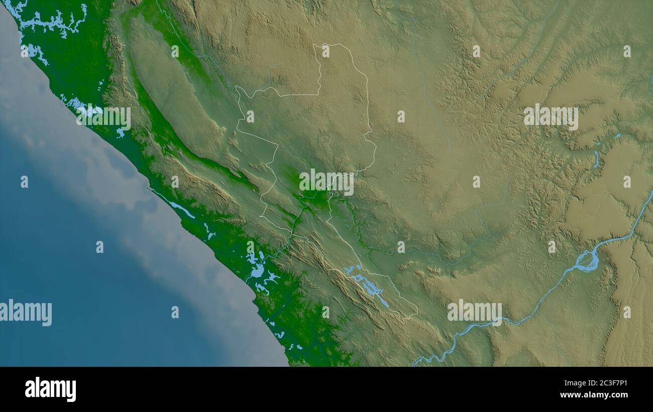 Congo brazzaville map niari Banque de photographies et d’images à haute ...