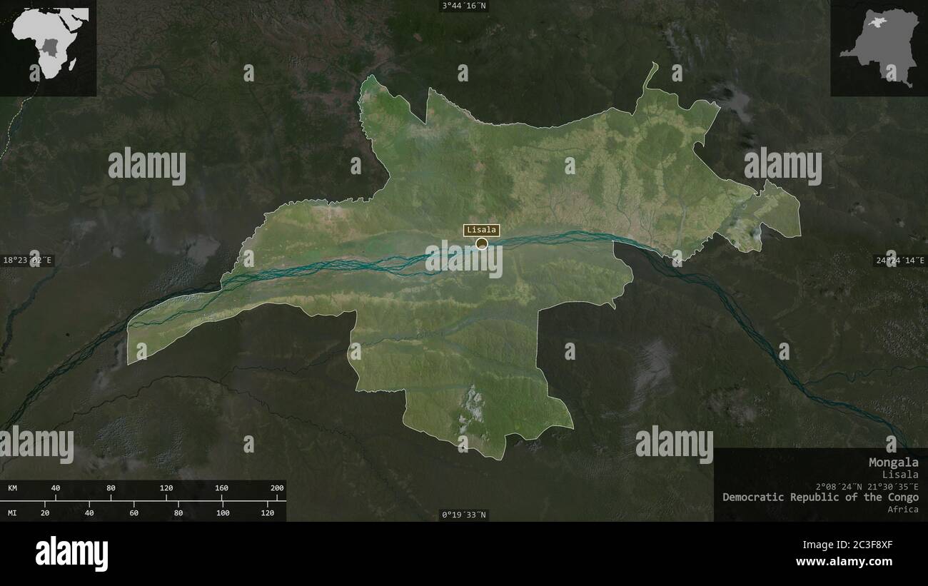 Mongala, province de la République démocratique du Congo. Imagerie ...