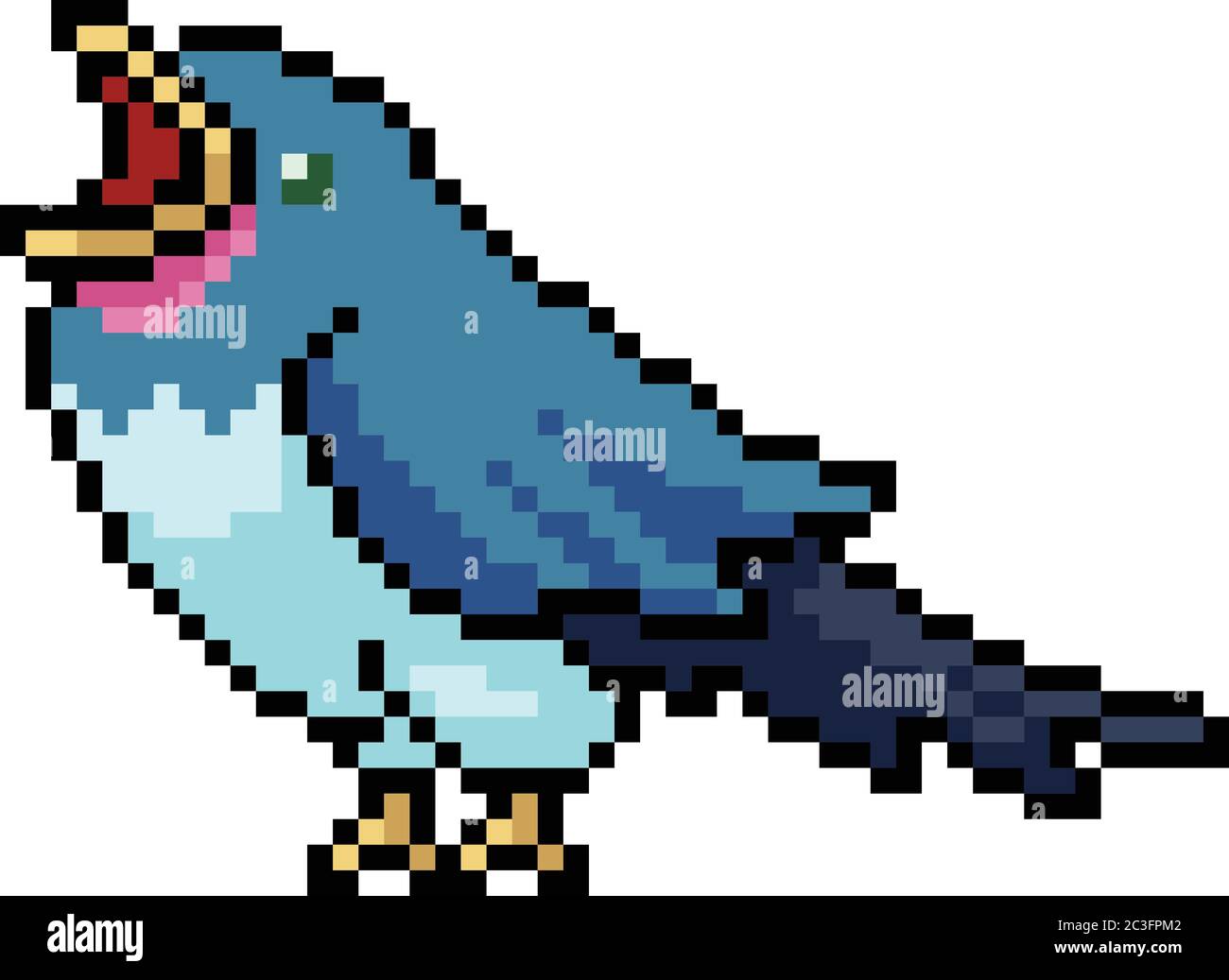 Oiseau De Chanter Banque d'images vectorielles - Alamy