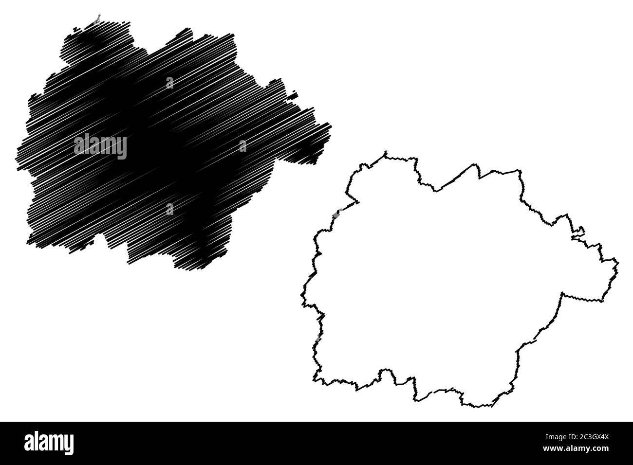 Canton de mersch Banque d'images vectorielles - Alamy