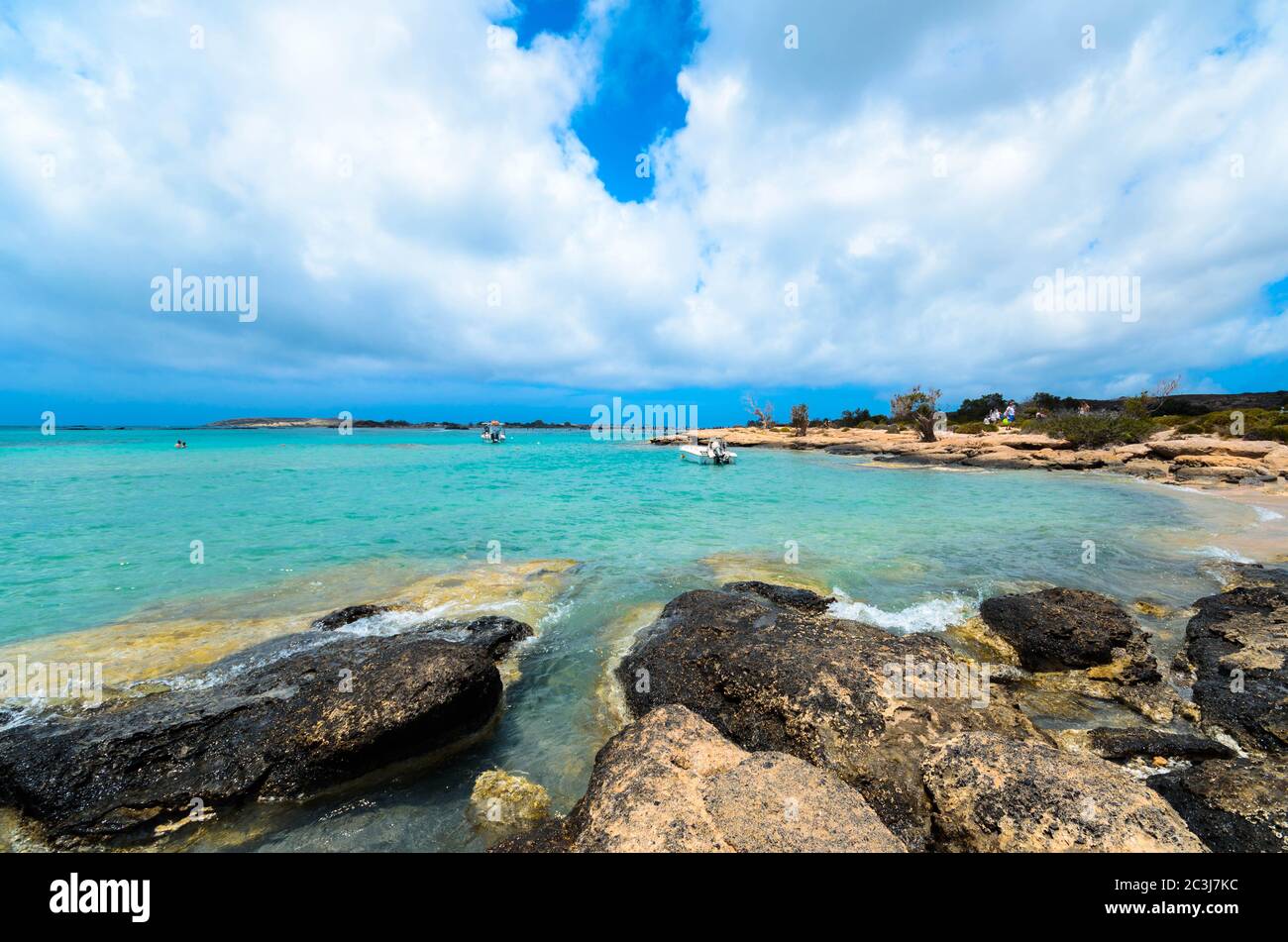 Elafonisi plage, l'incroyable plage rose de Crète qui a été élue comme ...