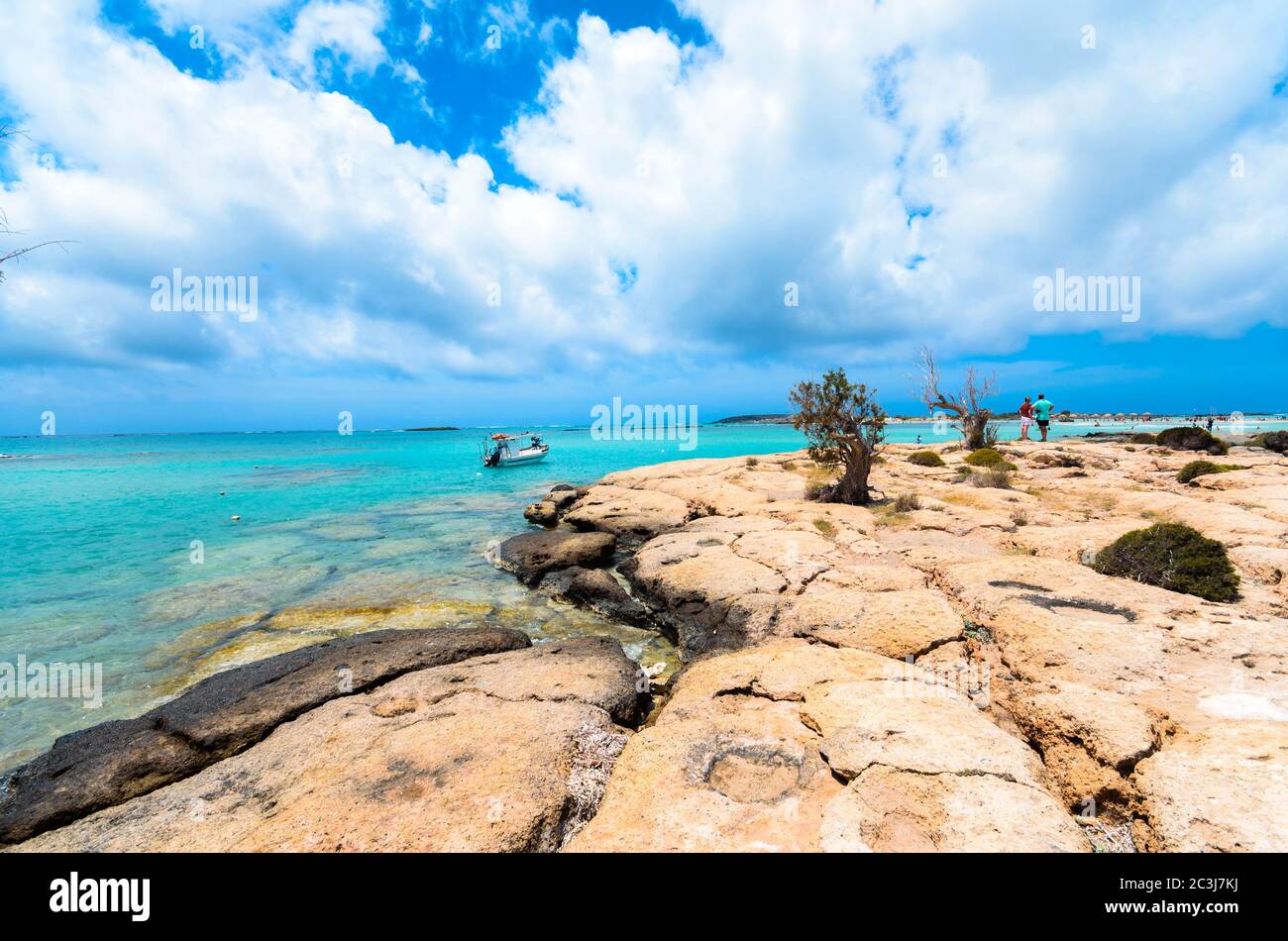 Elafonisi plage, l'incroyable plage rose de Crète qui a été élue comme ...
