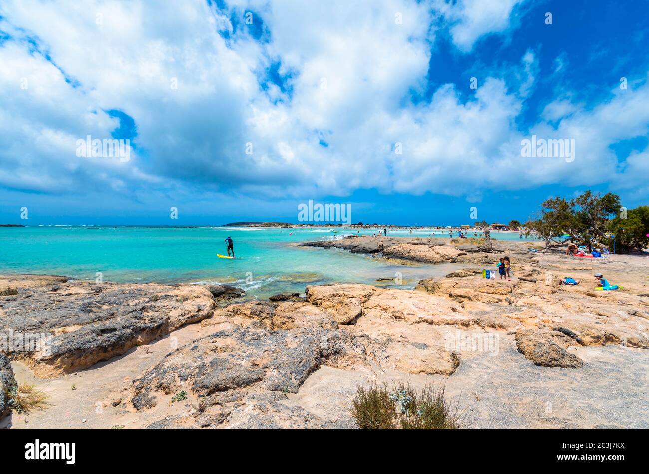Elafonisi plage, l'incroyable plage rose de Crète qui a été élue comme ...