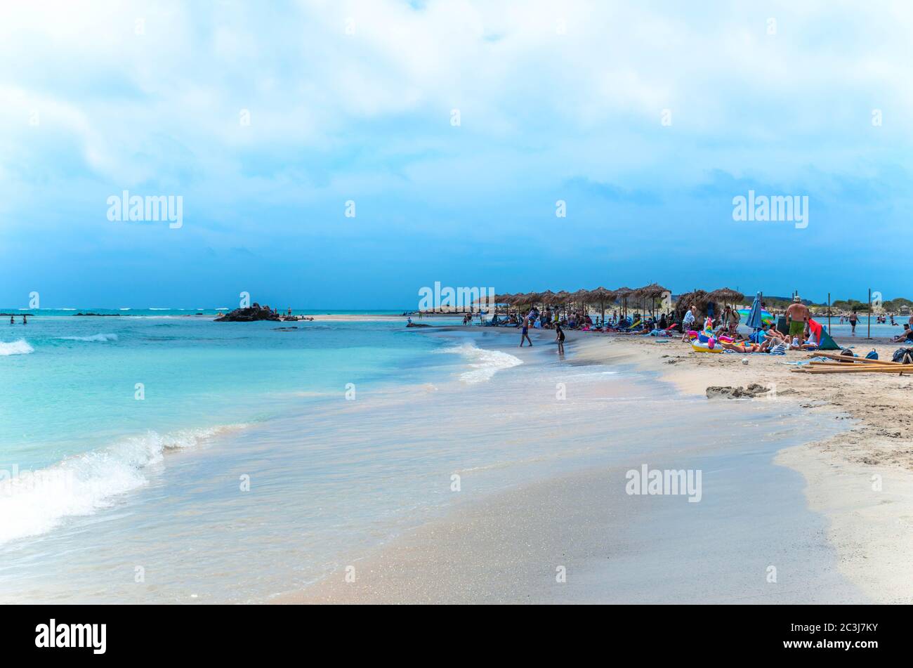 Elafonisi plage, l'incroyable plage rose de Crète qui a été élue comme ...