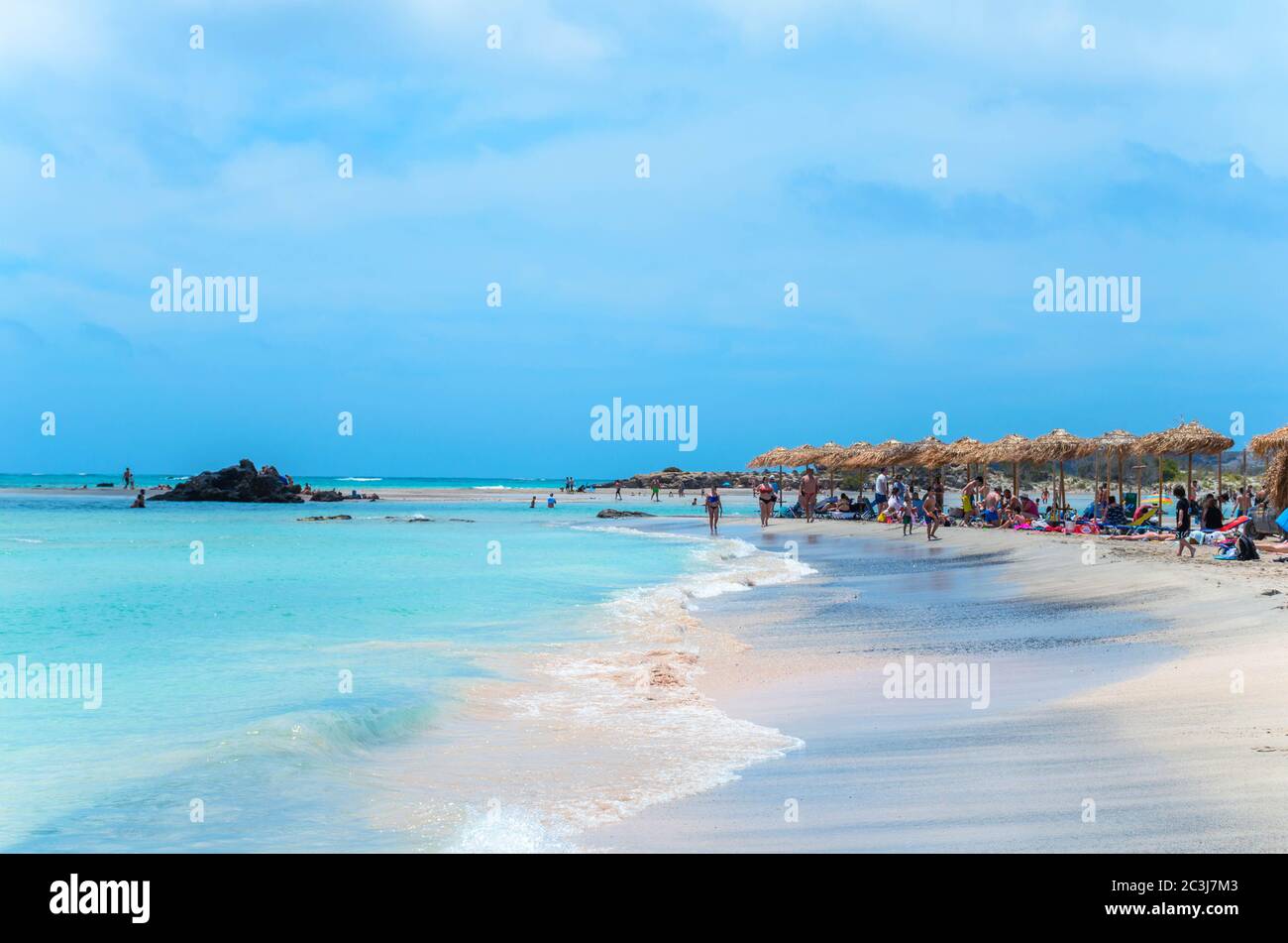Elafonisi plage, l'incroyable plage rose de Crète qui a été élue comme ...