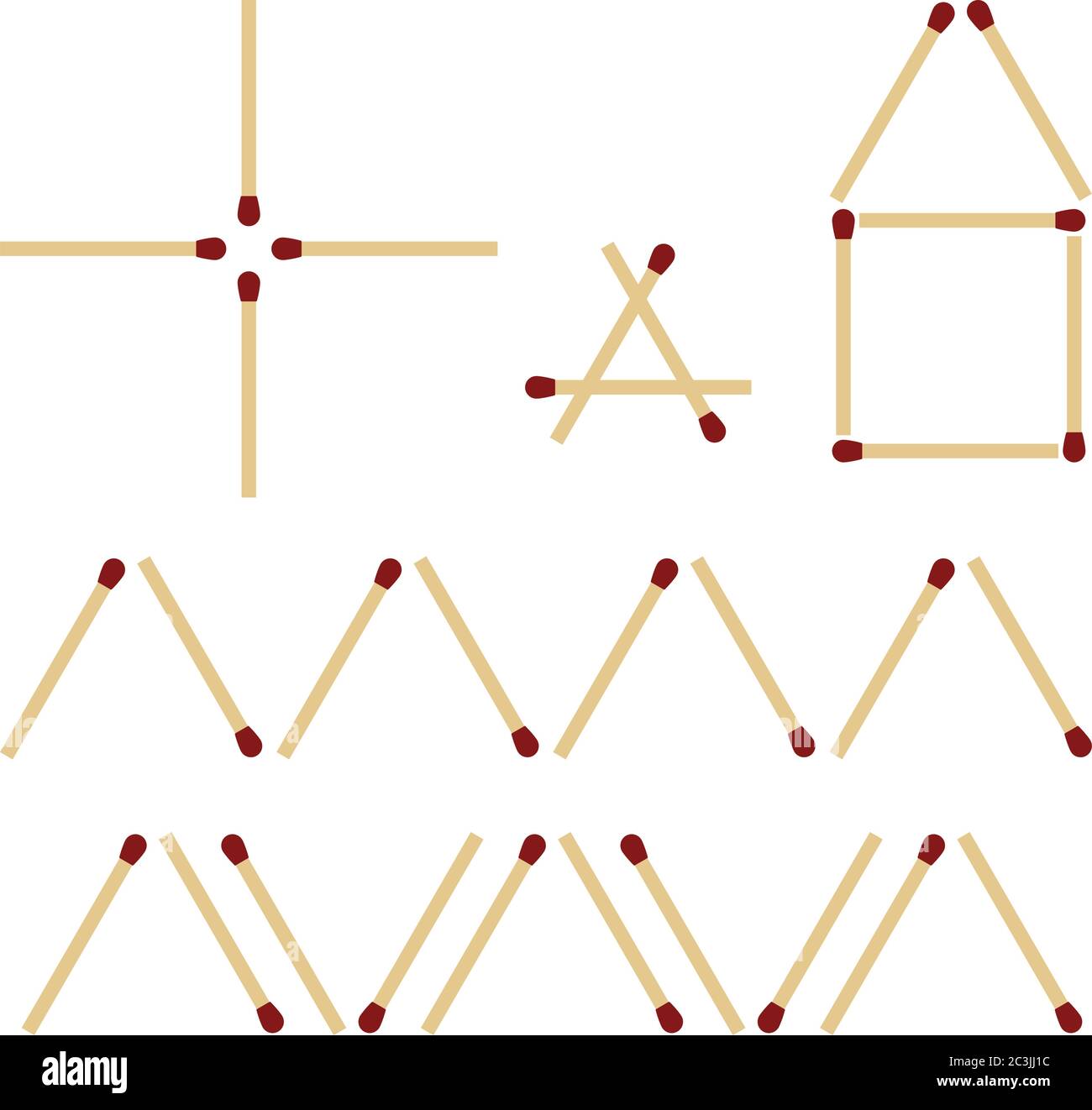 Match de friction Banque d'images vectorielles - Alamy