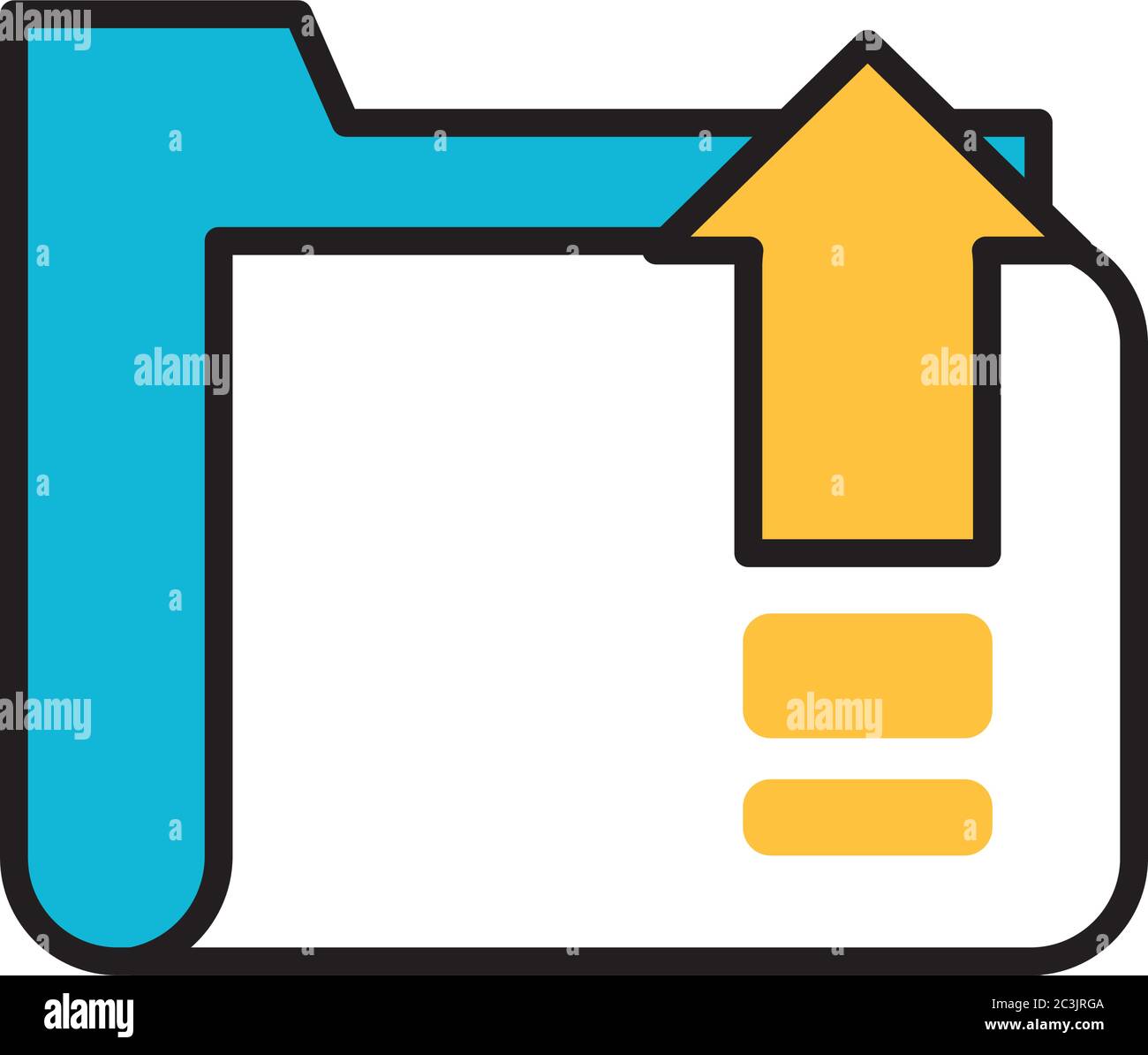 Remplissage central Banque d'images vectorielles - Alamy