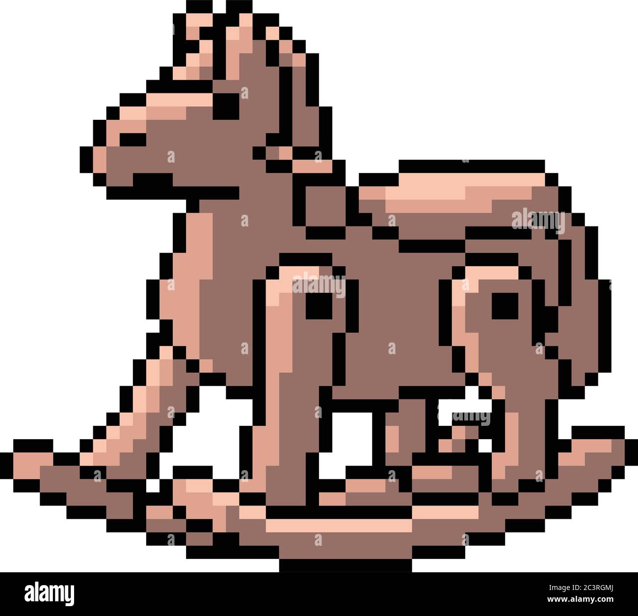 Pixel art cheval Banque de photographies et d’images à haute résolution ...