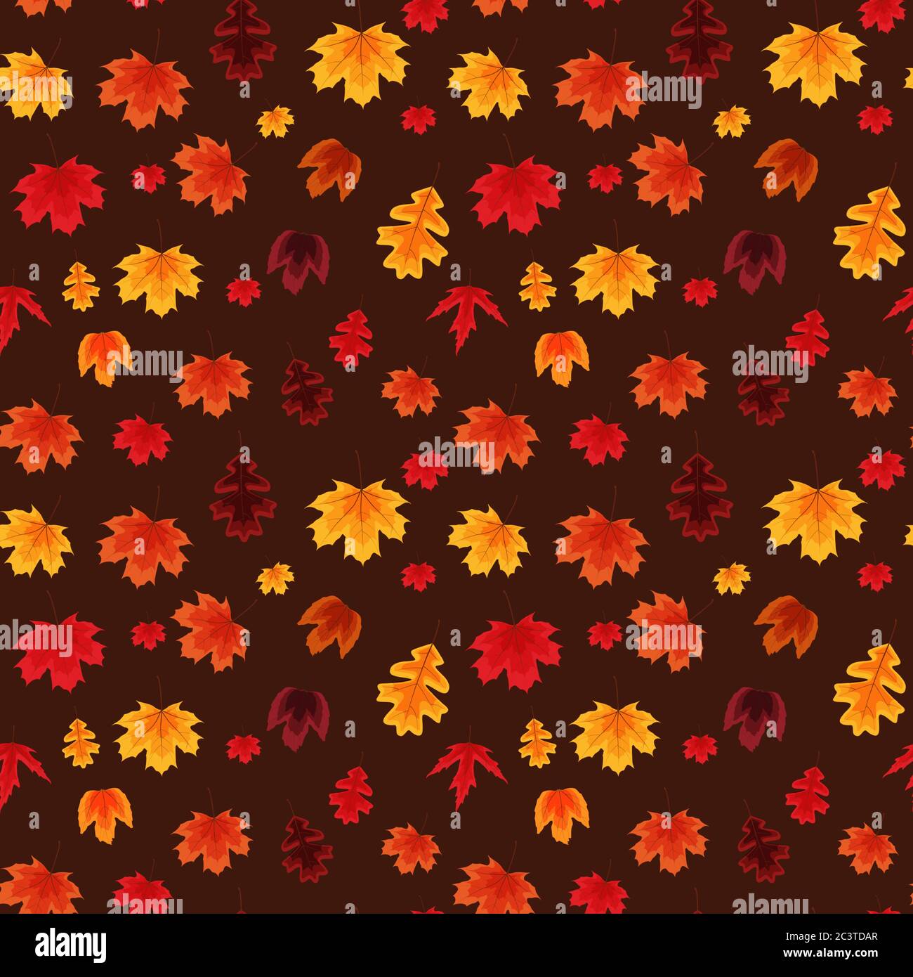 Les feuilles d'automne Modèle transparent Background Vector ...