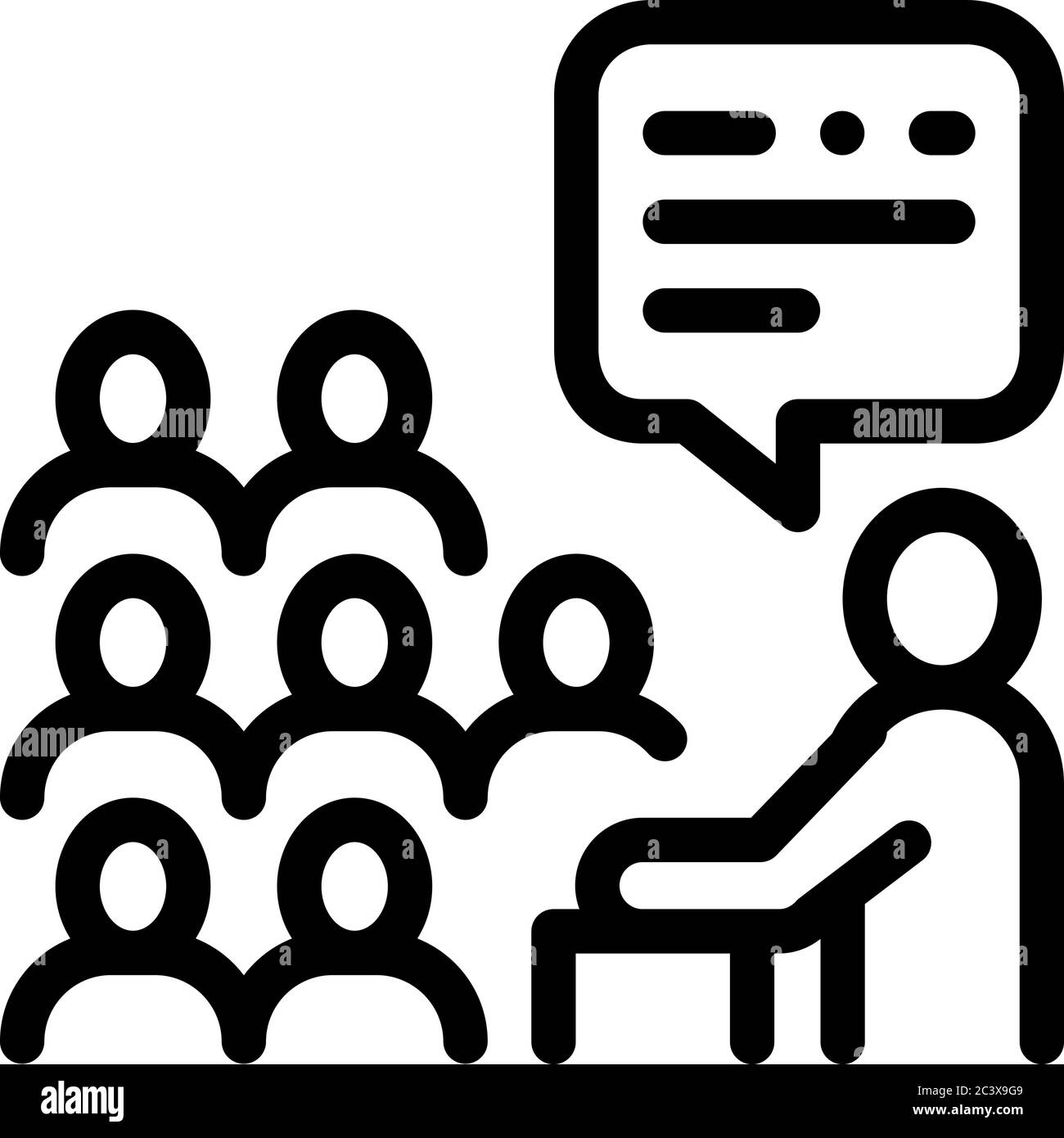 Pictogrammes parler Banque d'images vectorielles - Page 2 - Alamy