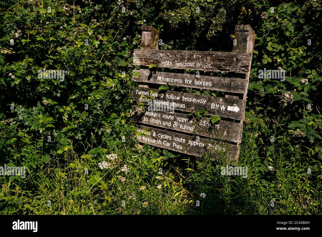 Brampton valley way sign Banque de photographies et d’images à haute ...
