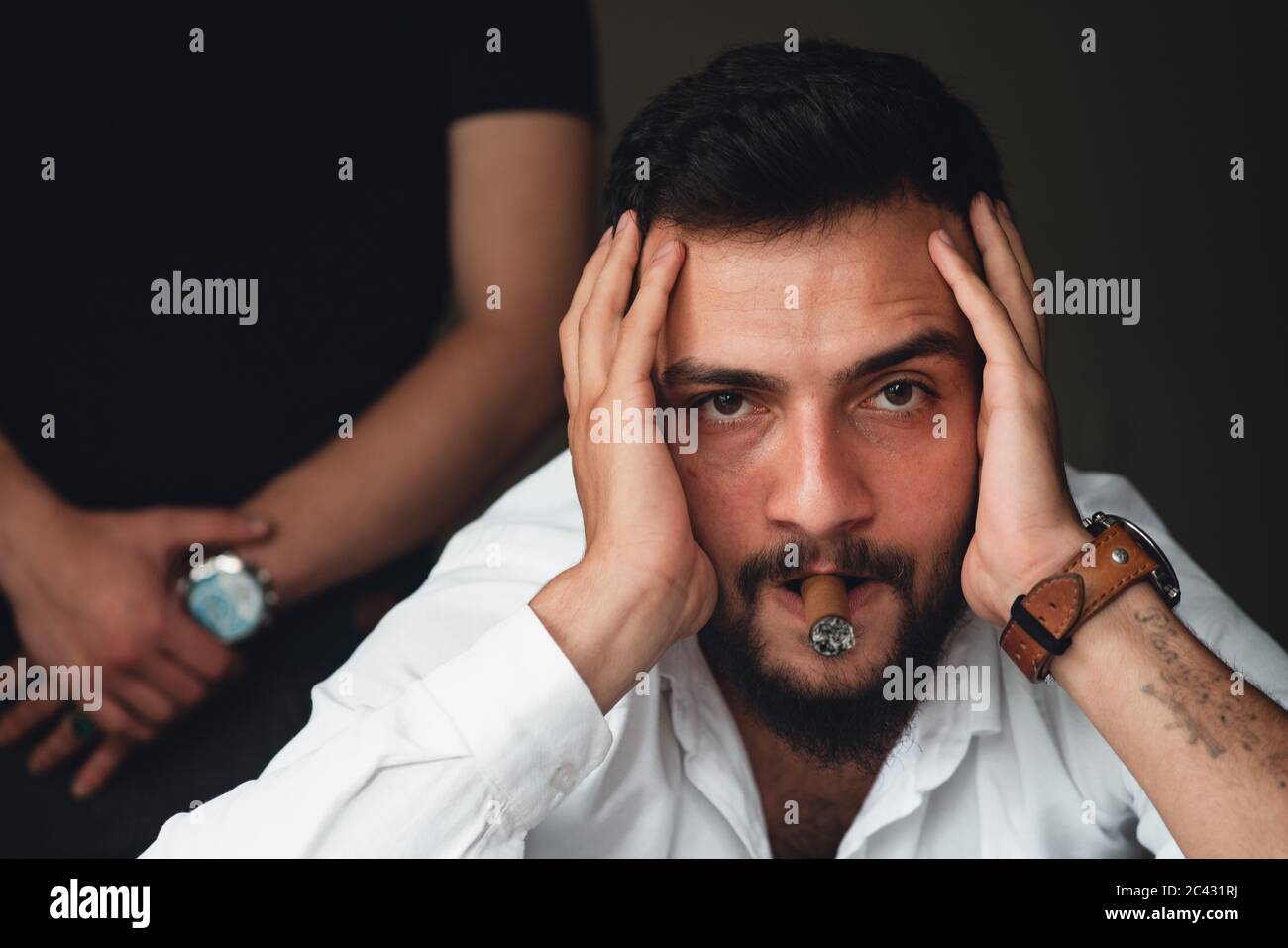 L'homme qui a perdu Banque de photographies et d’images à haute ...