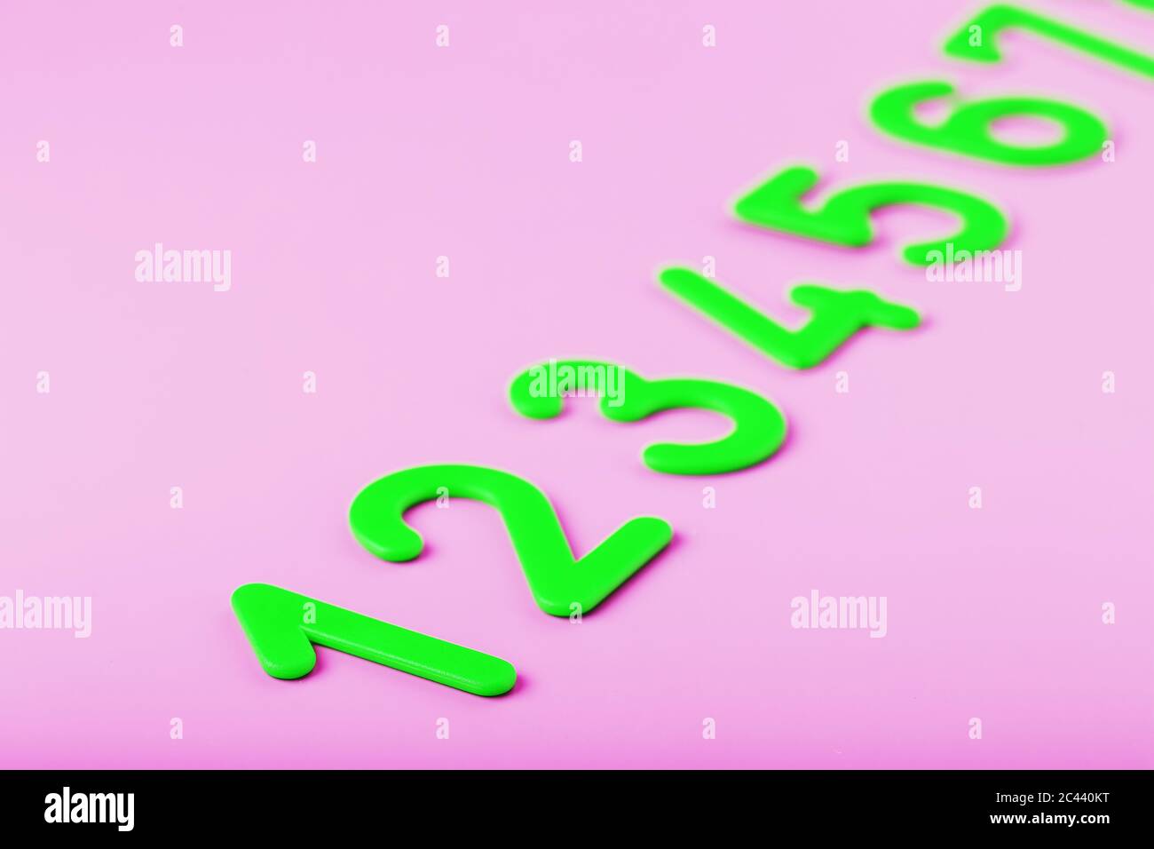 Numeros del 1 al 10 para niños Banque de photographies et d’images à ...