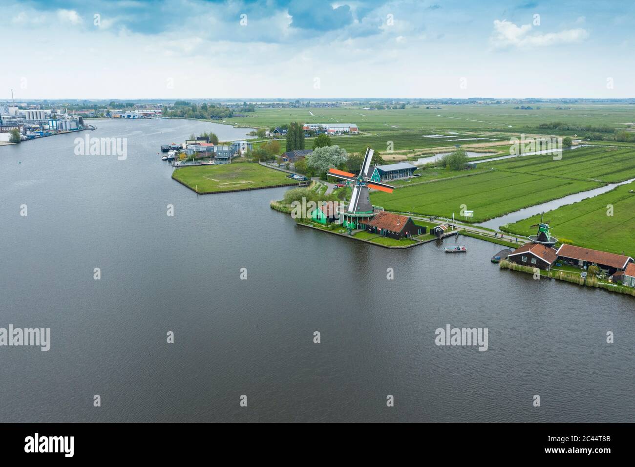 Moulins à vent zaanse schans Banque de photographies et d’images à ...