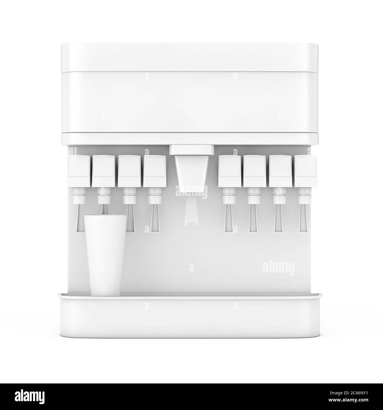 Distributeur de boissons gazeuses maquette avec espace libre pour votre ...