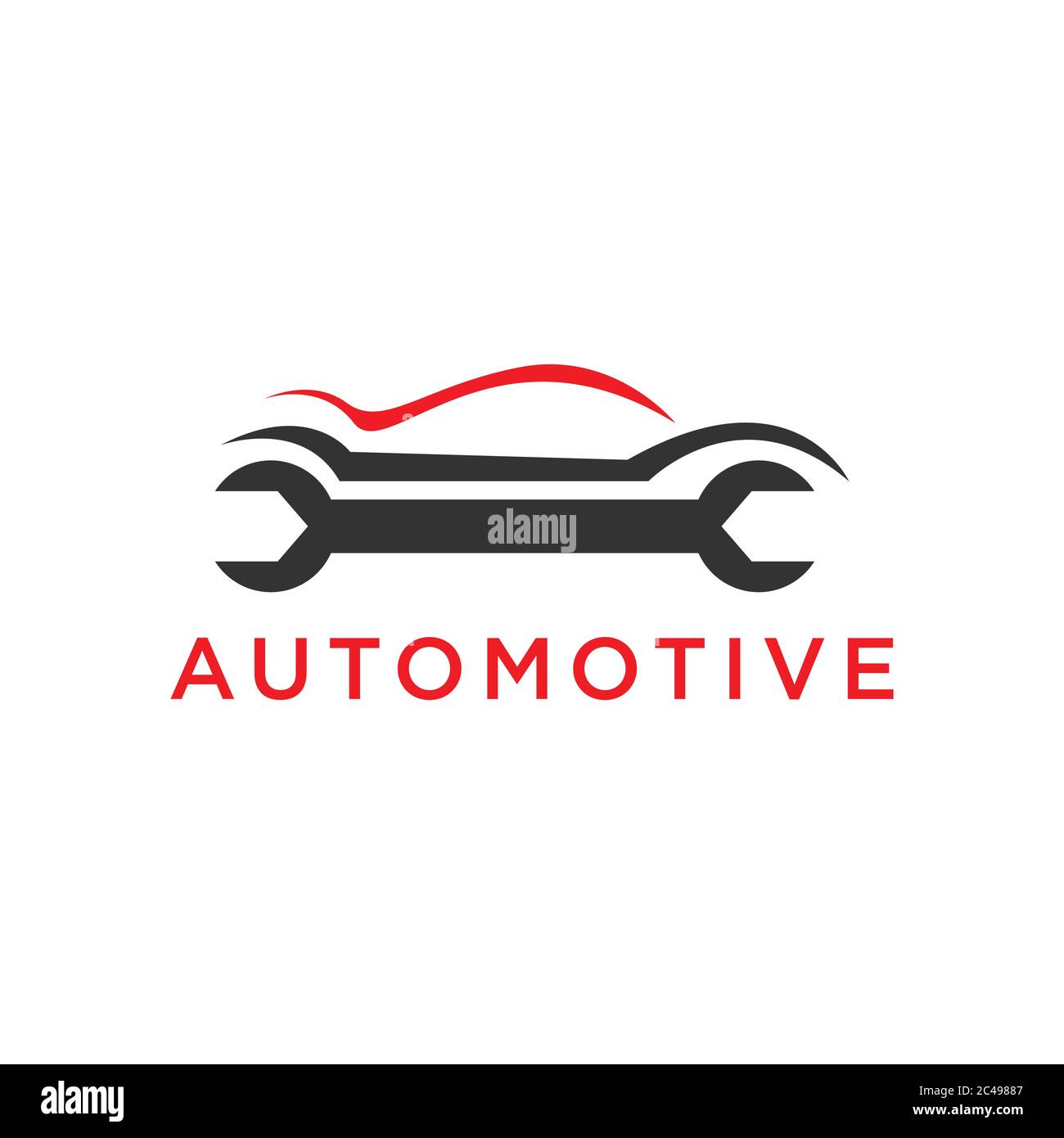 Modèle de conception de logo de pièce automobile ou de logo de ...