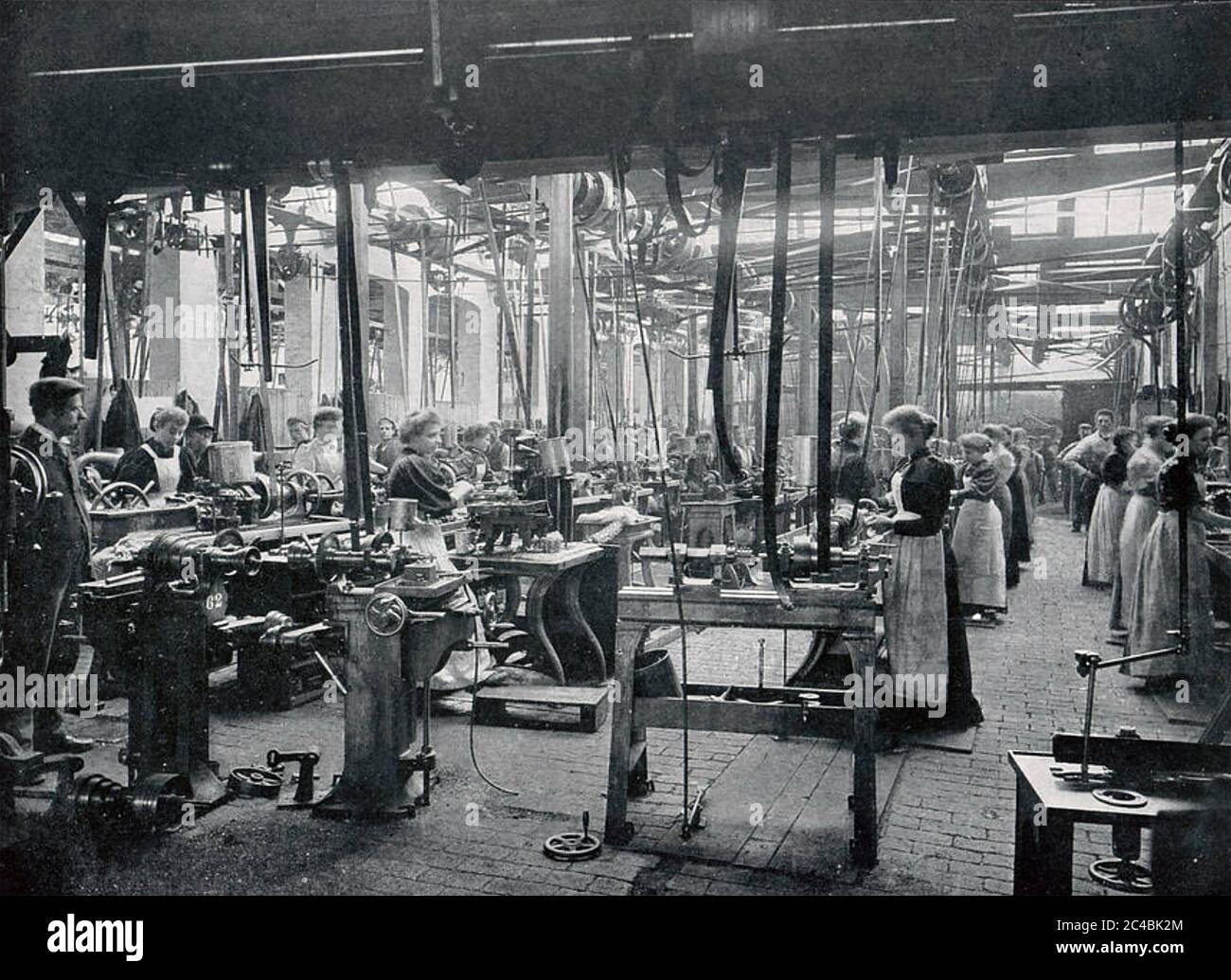 Usine du 19ème siècle femme Banque de photographies et d’images à haute ...