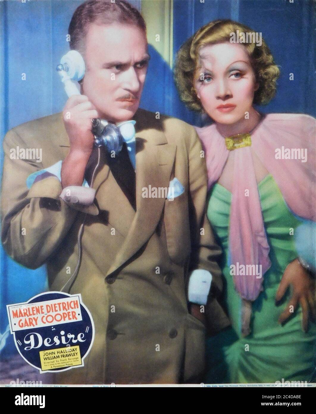 John HALLIDAY et MARLENE DIETRICH dans LE DÉSIR 1936 réalisateur FRANK ...