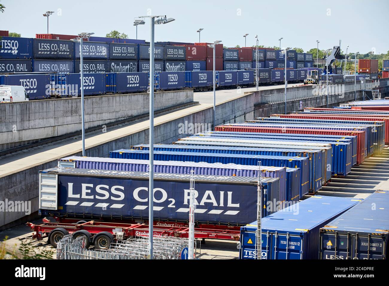 Rail freight terminal Banque de photographies et d’images à haute ...