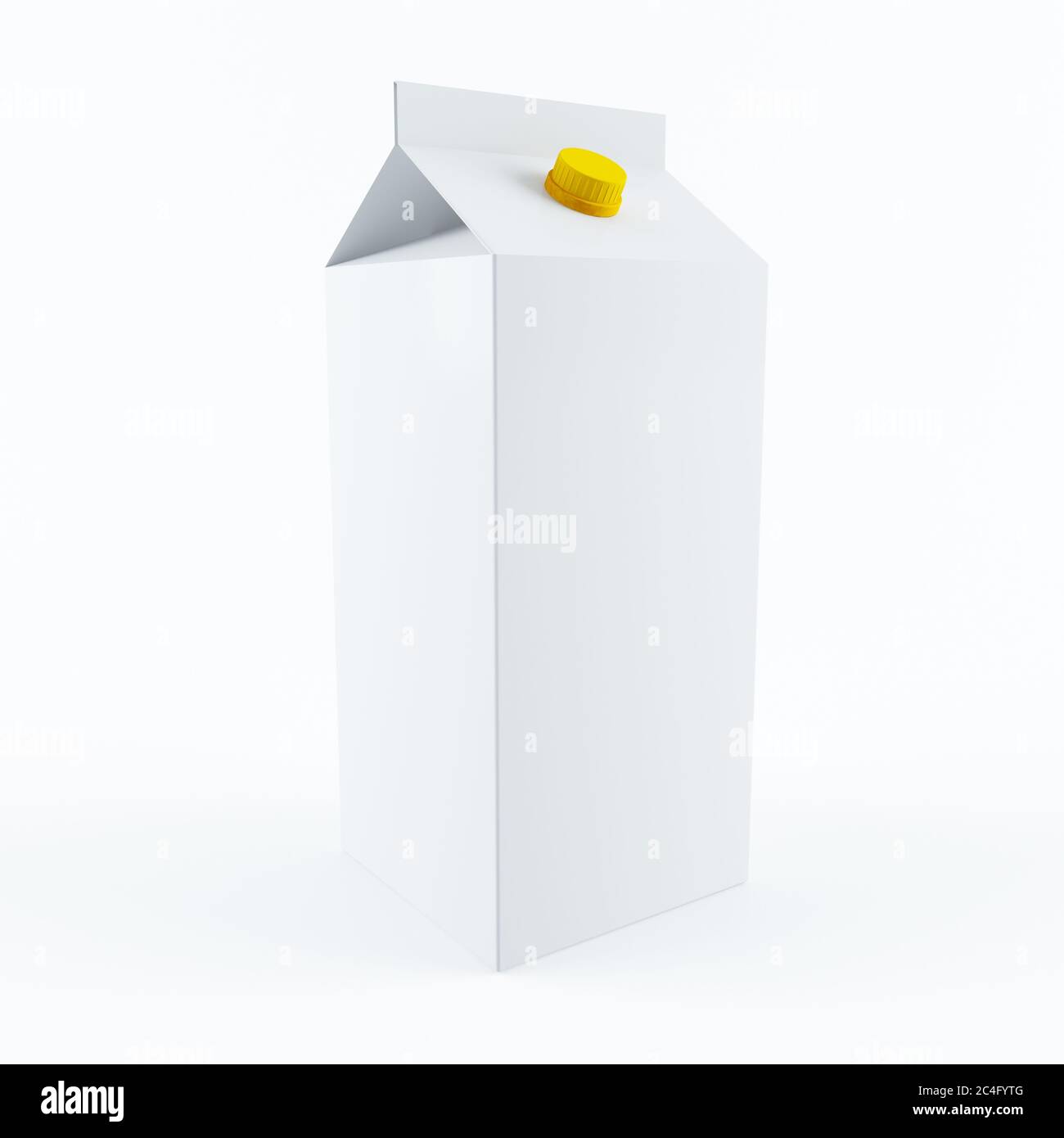 Milk carton with screw cap Banque de photographies et d’images à haute ...