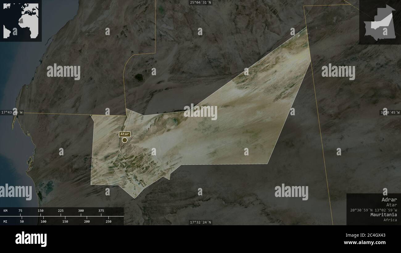 Atar map Banque de photographies et d’images à haute résolution - Alamy