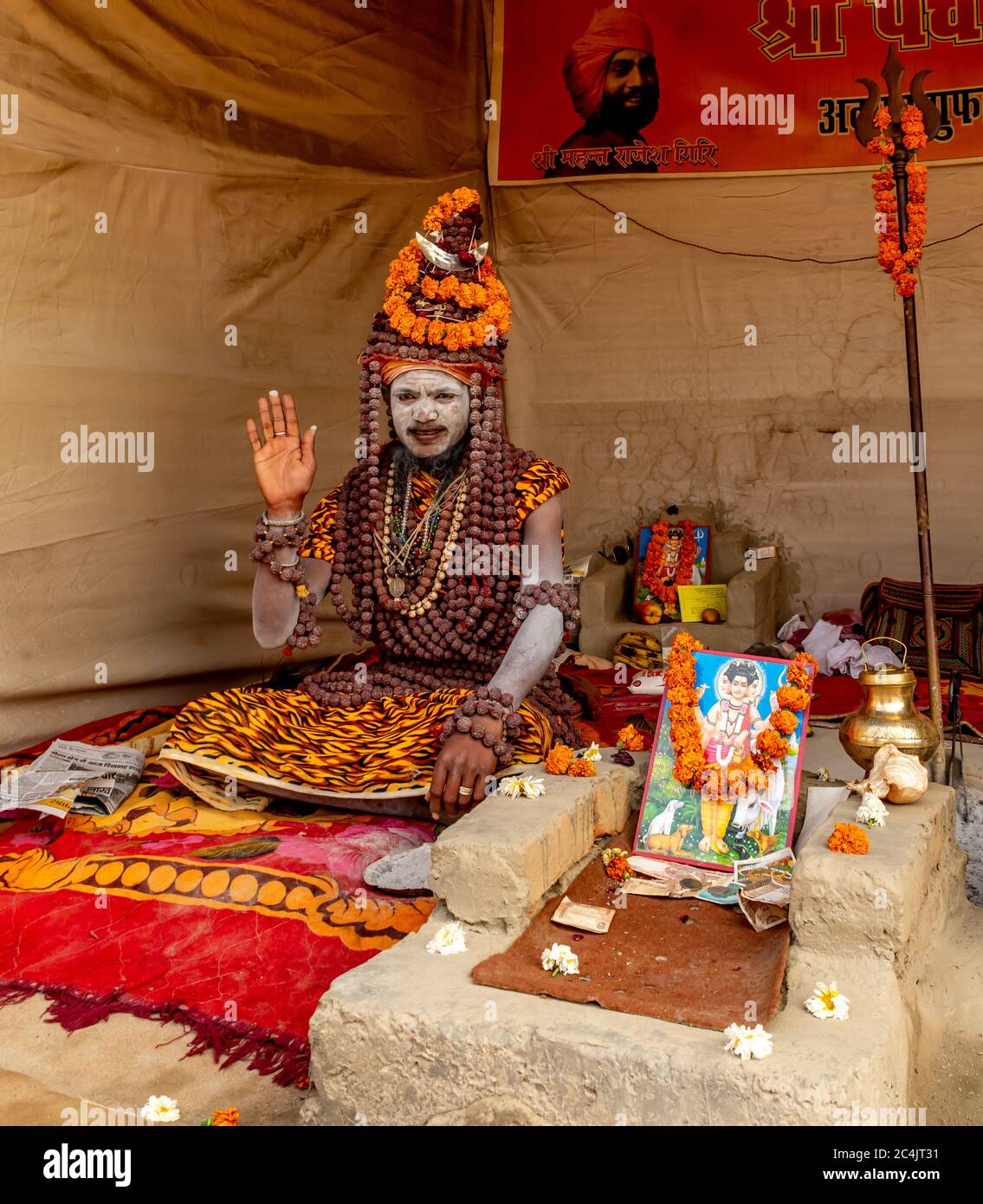 Naga sadhu jumbo mela Banque de photographies et d’images à haute ...