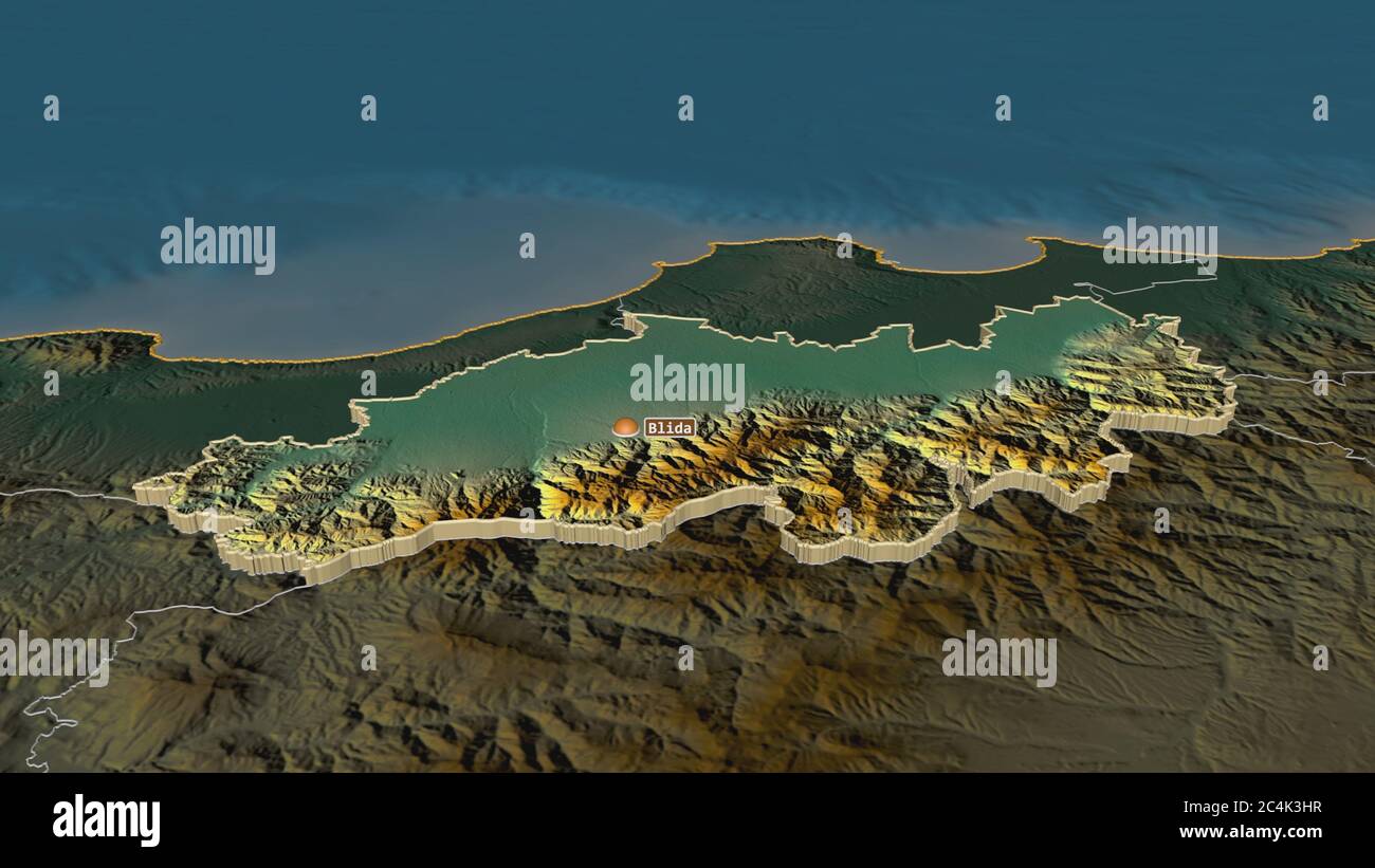 Carte blida algerie Banque de photographies et d’images à haute ...