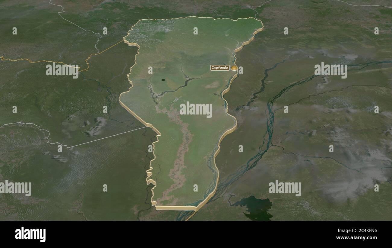 Congo brazzaville map likouala Banque de photographies et d’images à ...