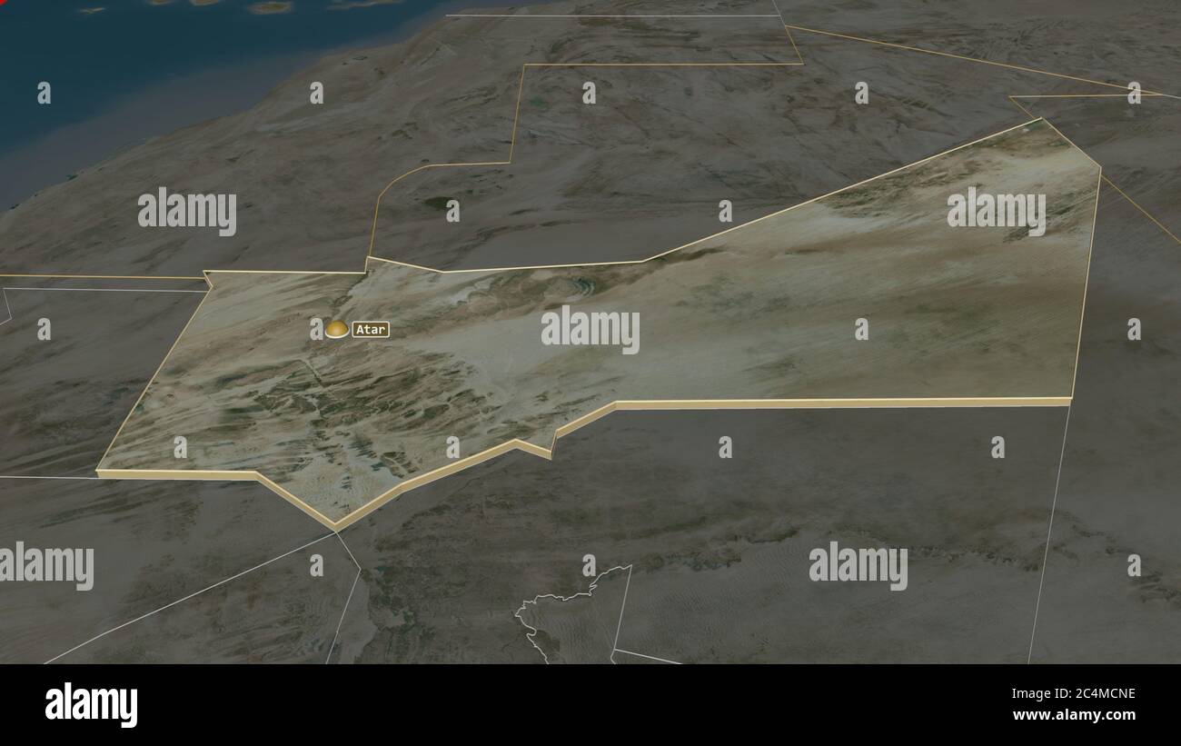 Atar map Banque de photographies et d’images à haute résolution - Alamy