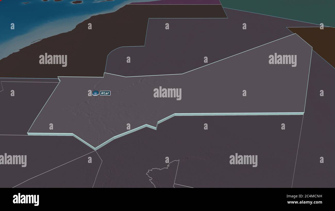 Atar map Banque de photographies et d’images à haute résolution - Alamy