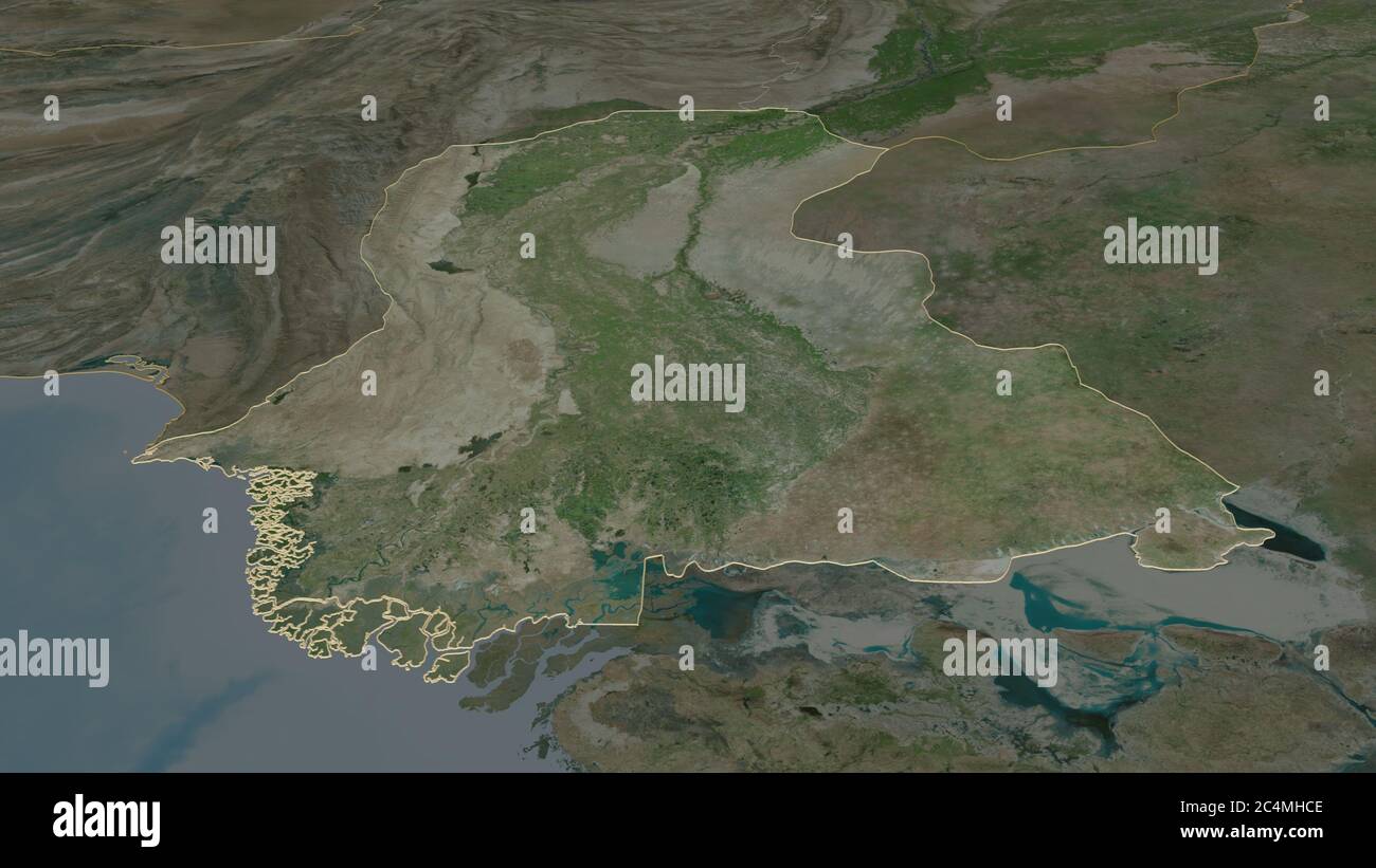 Pakistan map satellite Banque de photographies et d’images à haute ...